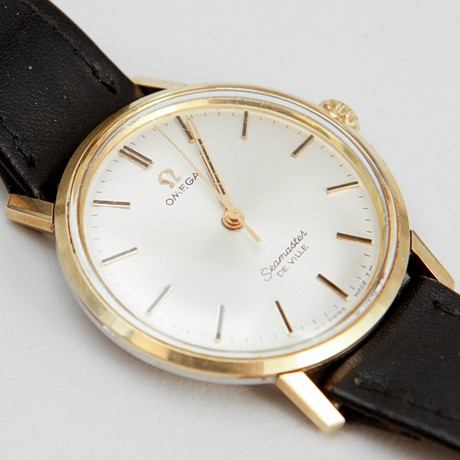 ARMBANDSUR, Omega, Seamaster, DeVille, guld på stål, manuell, 1960-tal ...