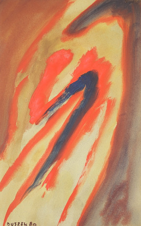 HAWK ALFREDSON. Blandteknik. surrealistisk, signerad, daterad -89 ...