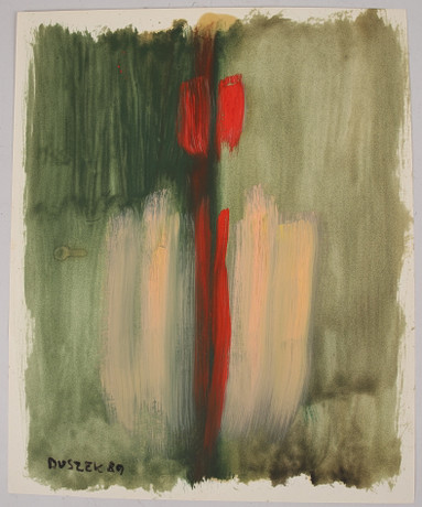 HAWK ALFREDSON. Blandteknik. surrealistisk, signerad, daterad -89 ...