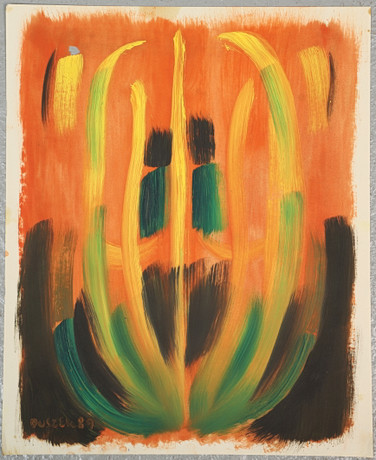 HAWK ALFREDSON. Blandteknik, surrealistisk, signerad, daterad -89 ...