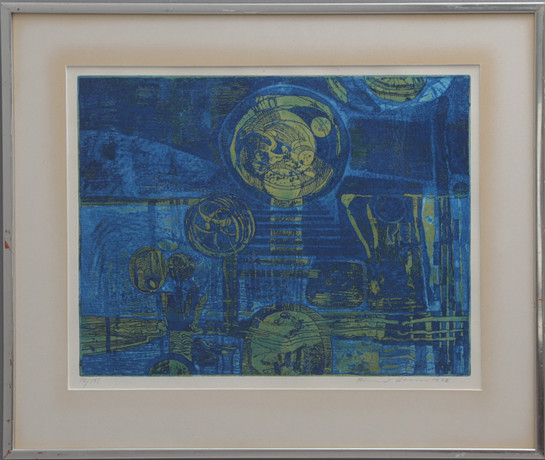 THORMOD LARSEN. FÄRGETSNING, signerad, 1972. Konst - Grafik - Auctionet