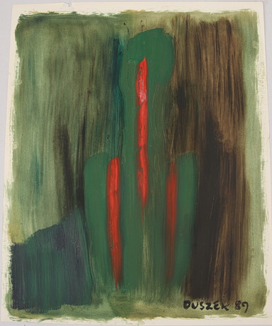 HAWK ALFREDSON. Blandteknik, surrealistisk, signerad, daterad -89 ...