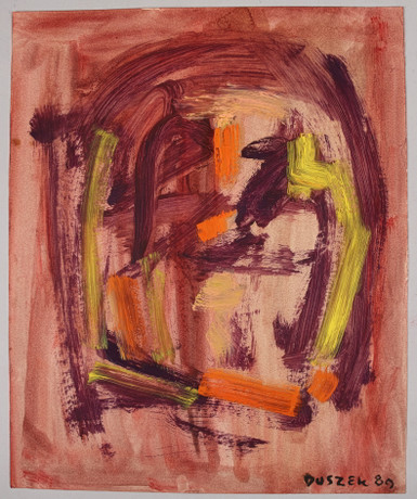 HAWK ALFREDSON. Blandteknik, surrealistisk, signerad, daterad -89 ...