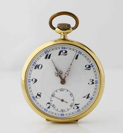 POCKET WATCH, Avance Retard, gold 18K, 49 mm. Clocks & Watches - Pocket ...