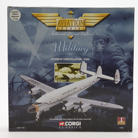 AIRCRAFT MODEL Aviation archive Corgi Lockheed Constellation USAF. Toys ...
