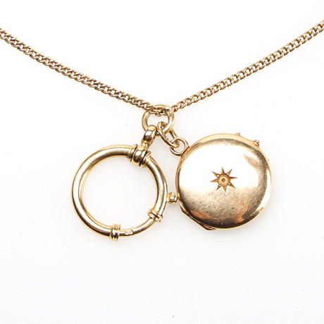 WATCH CHAIN, in 18K gold. Clocks & Watches - Pocket & Stop Watches ...