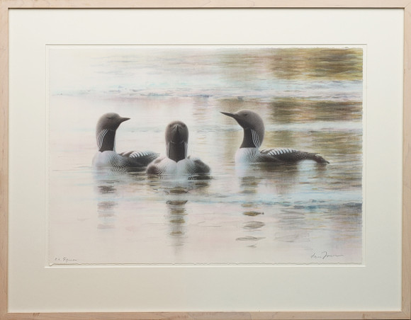 LARS JONSSON. Lomar, färglitografi, signerad, epreuve d`artist. Konst ...