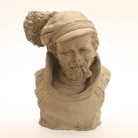 ALESSANDRO MORETTI. Skulptur, lergods, signerad 1939. Konst - Skulptur ...