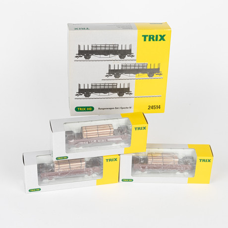 TRIX 24514 3 pole carts in original packaging. Toys - Toys - Auctionet