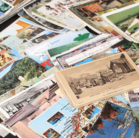 VYKORT. Mynt, Medaljer & Frimärken - Frimärken - Auctionet