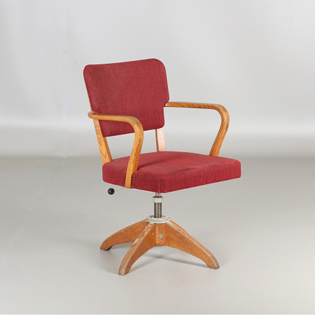 SKRIVBORDSSTOL, ställbar, Sverige 1930/40-tal. Möbler - Fåtöljer ...