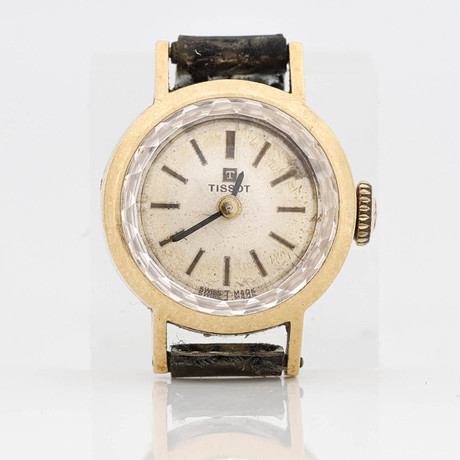 Armbandsur, TISSOT, 18k guld, manuellt uppdrag, 1960-tal. Klockor & Ur ...