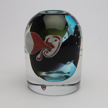MATZ BORGSTRÖM. VAS, Orrefors. Glas - Konstglas - Auctionet