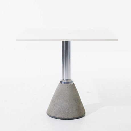 KONSTANTIN GRCIC. "Table One Bistro", table, on column base, Magis ...
