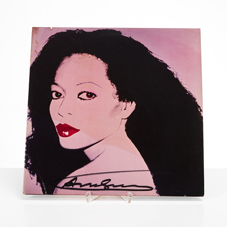 ANDY WARHOL. Skivomslag, Diana Ross, Silc Electric, 1982, signerad Andy ...