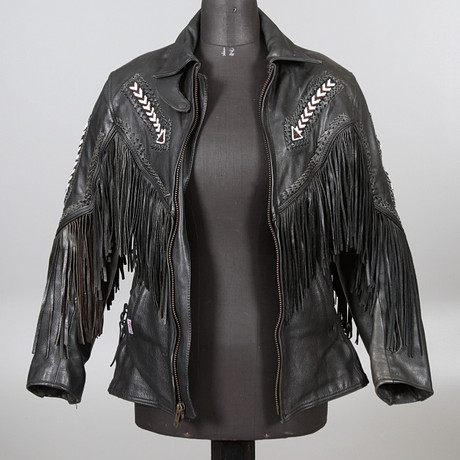 MC-JACKA, skinn, strl 40. Bikers, Scandinavian Motorwear. 2000-tal ...