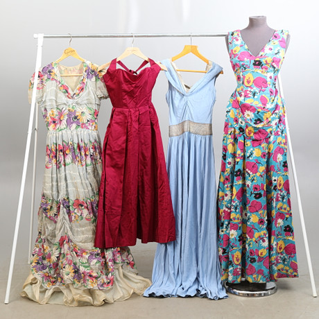 DRESSES, 4 pieces, prom dresses, evening dresses, various sizes ...