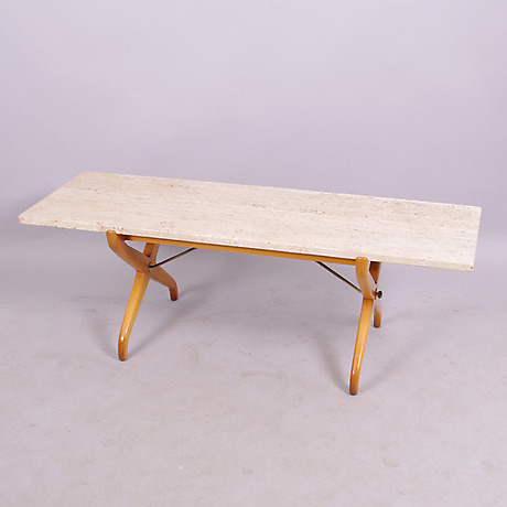SOFFBORD med travertinskiva, David Rosén, Nordiska Kompaniet. Möbler ...