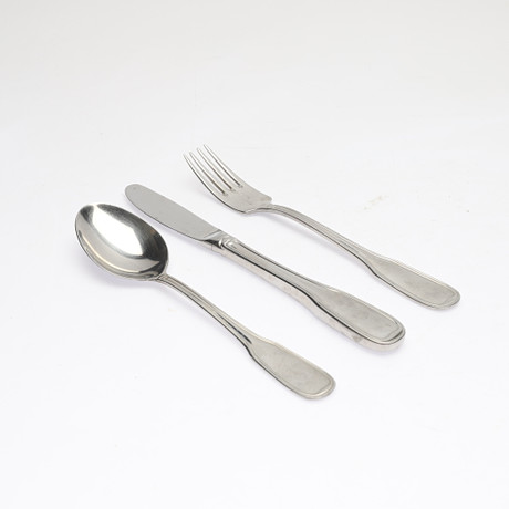 FOLKE ARSTRÖM. Bestick, 35 delar, stål,"Attaché", Gense. Silver ...