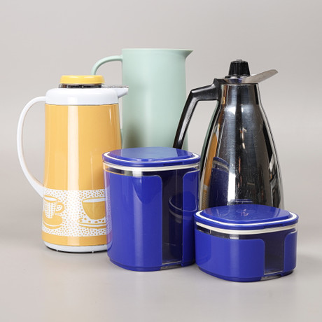 TERMOSAR OCH ASKAR, 5 delar, Tupperware, June, Ikea, 1900-talets andra ...