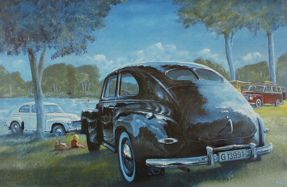 BOB MATSON. "The Swedish Dream", litografi, numrerad 146/500, signerad ...