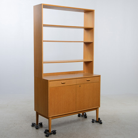 BOKHYLLA, ek, 1960-tal. Möbler - Skåp & Hyllor - Auctionet