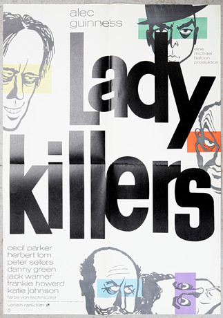 poster, 'Lady Killers', first performance (EA), 1964, Germany, A1. Art ...
