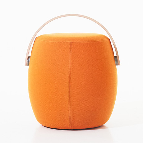 MATTIAS STENBERG. Pouf, "Carry on" for Offect, wooden frame covered ...