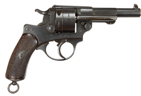 REVOLVER, Doble Acción, marca St Etienne, modelo con 1884 para la ...