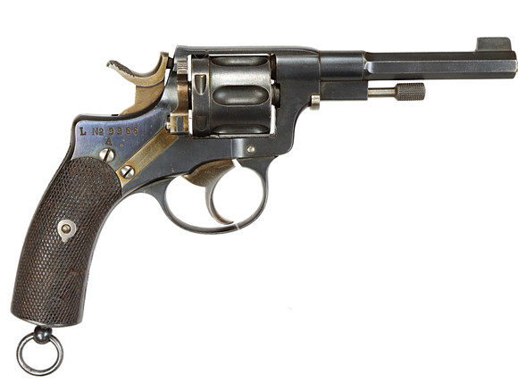 REVOLVER, Double Action, fabrikat Husqvarna, modell 1887, kaliber 7,5mm ...