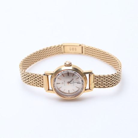 ARMBANDSUR, dam, Omega, 18k guld, total vikt ca 24,7 gram. Klockor & Ur ...
