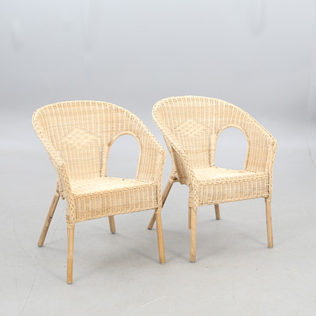 ROTTINGSTOLAR ett par, Ikea. Möbler - Fåtöljer & Stolar - Auctionet