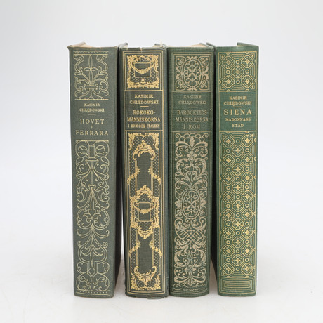 KASIMIR CHLEDOWSKI. Böcker, 4 stycken, 1900-talets första hälft. Böcker ...