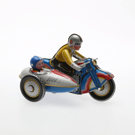 MEKANISK LEKSAK, metall/plast, motorcykel, Kina, tillverkad ca 2000 ...