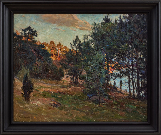 GOTTFRID KALLSTENIUS. Sunset. Art - Paintings - Auctionet