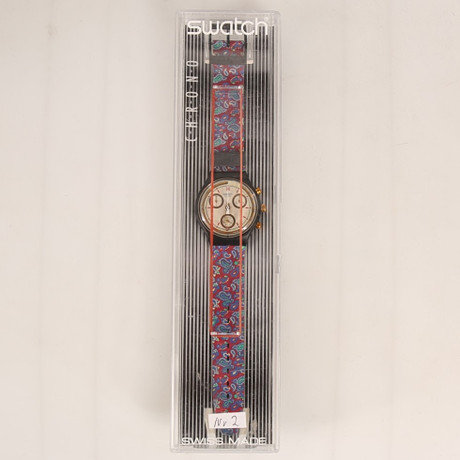 ARMBANDSUR swatch, Chronograph, award, 1992, quartz. Klockor & Ur ...