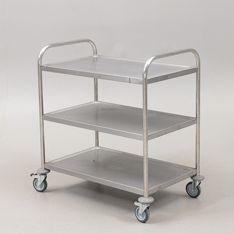 RULLVAGN, rostfritt stål, 1900-tal. Möbler - Övrigt - Auctionet