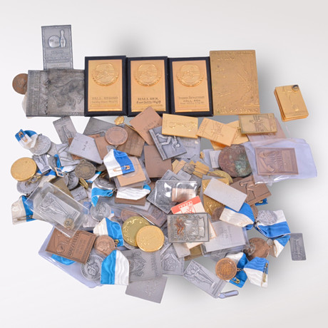 A Collection MEDALS, PLAQUES, etc. Coins, Medals & Stamps - Orders ...