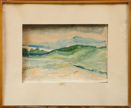 KNUT IRWE. Vistas costeras, 3 uds. Acuarela, firmada, en parte con ...