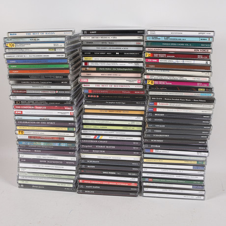 CD-SKIVOR, ca 95 st, klassisk musik. Övrigt - Övrigt - Auctionet