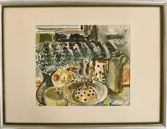 LARS HERDER. Watercolor. Art - Paintings - Auctionet