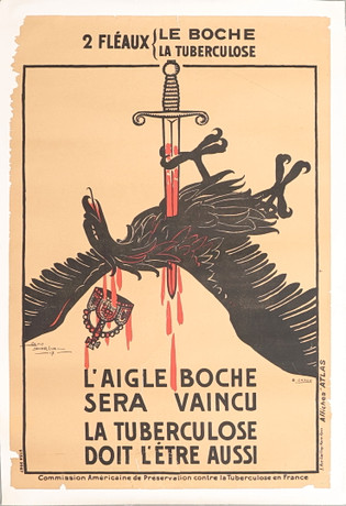 GEO DORIVAL (1879-1968). Poster "laigle boche sera vaincu la ...