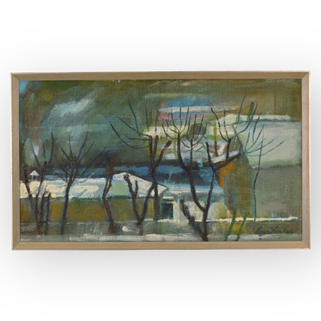 LARS HERDER. oil on canvas. Art - Paintings - Auctionet