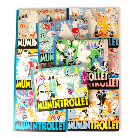 MOOMINTROLL IN SERIAL FORM. Nine Pcs, 1958-1968. Books, Maps ...
