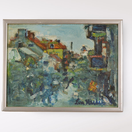 LARS HERDER. Oil on Board. Art - Paintings - Auctionet