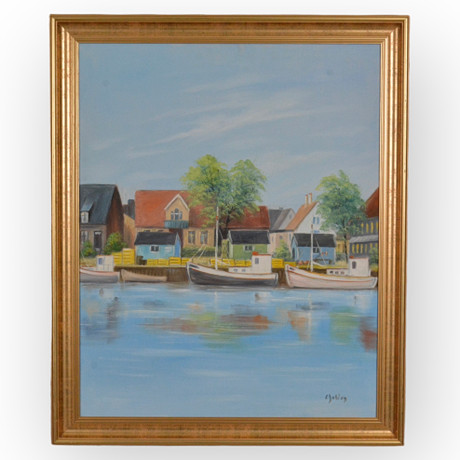 CARL JULIUS. oil on canvas. Art - Paintings - Auctionet