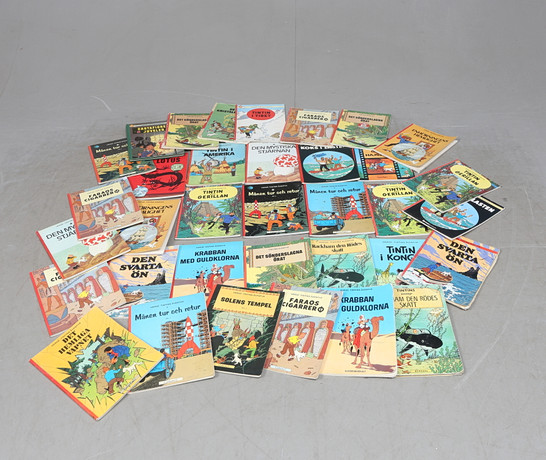 SERIES ALBUM, The Adventures of Tintin, Hergé. Toys - Comics - Auctionet
