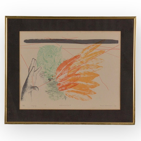 BERTIL MAURITZON. Färglitografi. Konst - Grafik - Auctionet