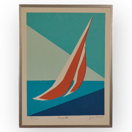 JAN NORÉN. Färgserigrafi. Konst - Grafik - Auctionet