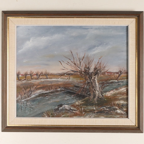 KARIN EITREM. OIL ON CANVAS, signed Kewe and dated-76. Art - Paintings ...